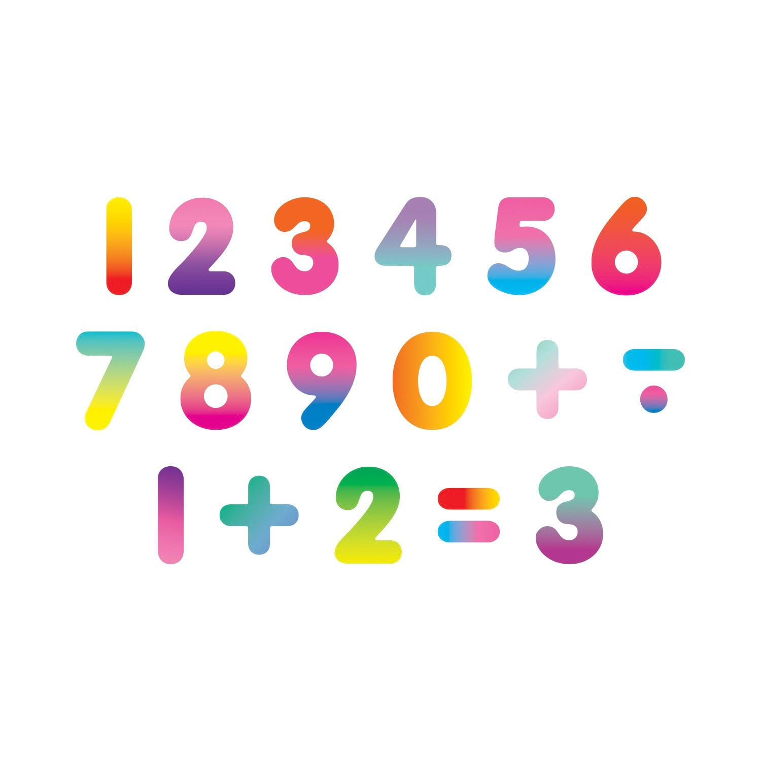 Rainbow 123 Wooden Magnetic Number set – Oh Happy Fry