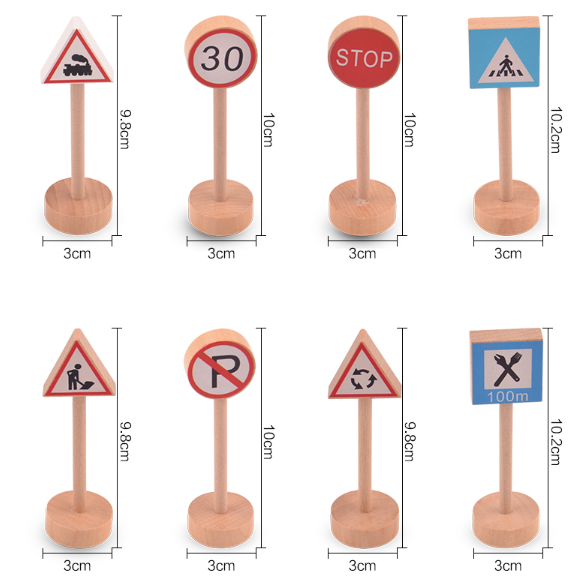 Wooden Traffic Signs Set – Oh Happy Fry